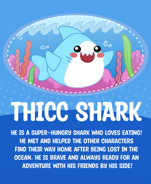 Meet-Thicc Shark#N#– LankyBox Shop